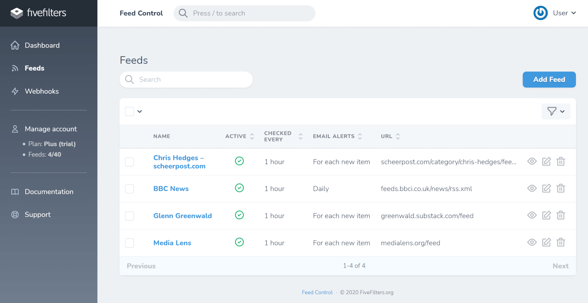 Feed Control, Full-Text RSS, Feed Creator: Which to choose? - FiveFilters.org